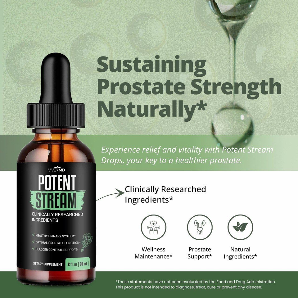 Potent Stream Prostate Supplement for Men | Male Enhancement Support ...