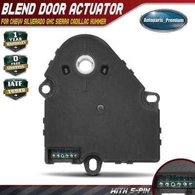 HVAC Heater Air Blend Door Actuator for Chevy Silverado 1500 Tahoe ...