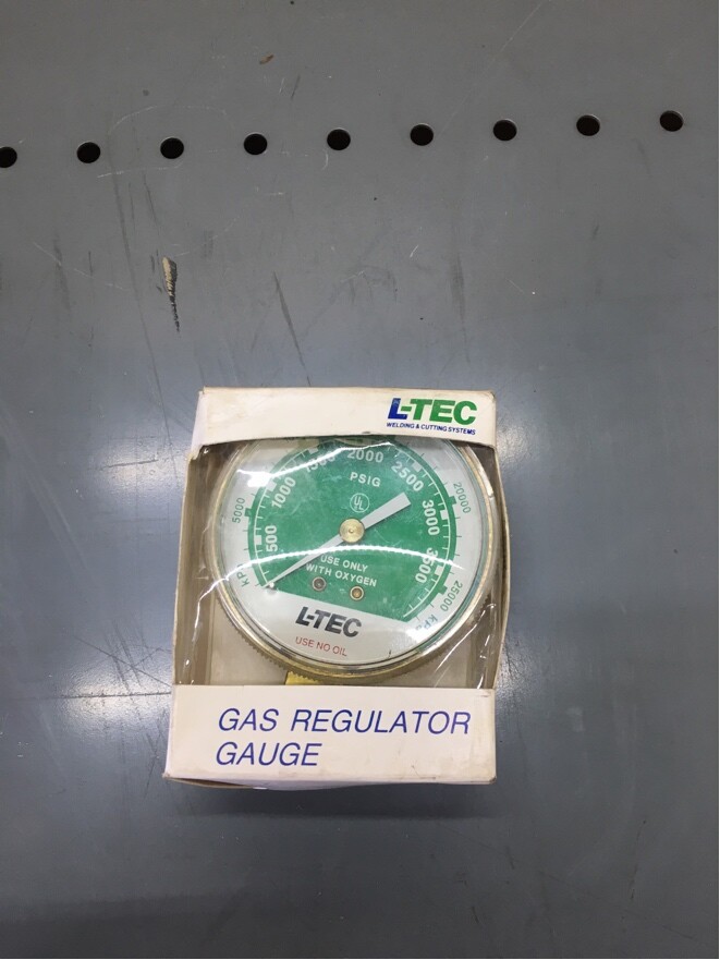 L-Tec Gas Regulator Gauge 999446 0-4000 PSI | eBay