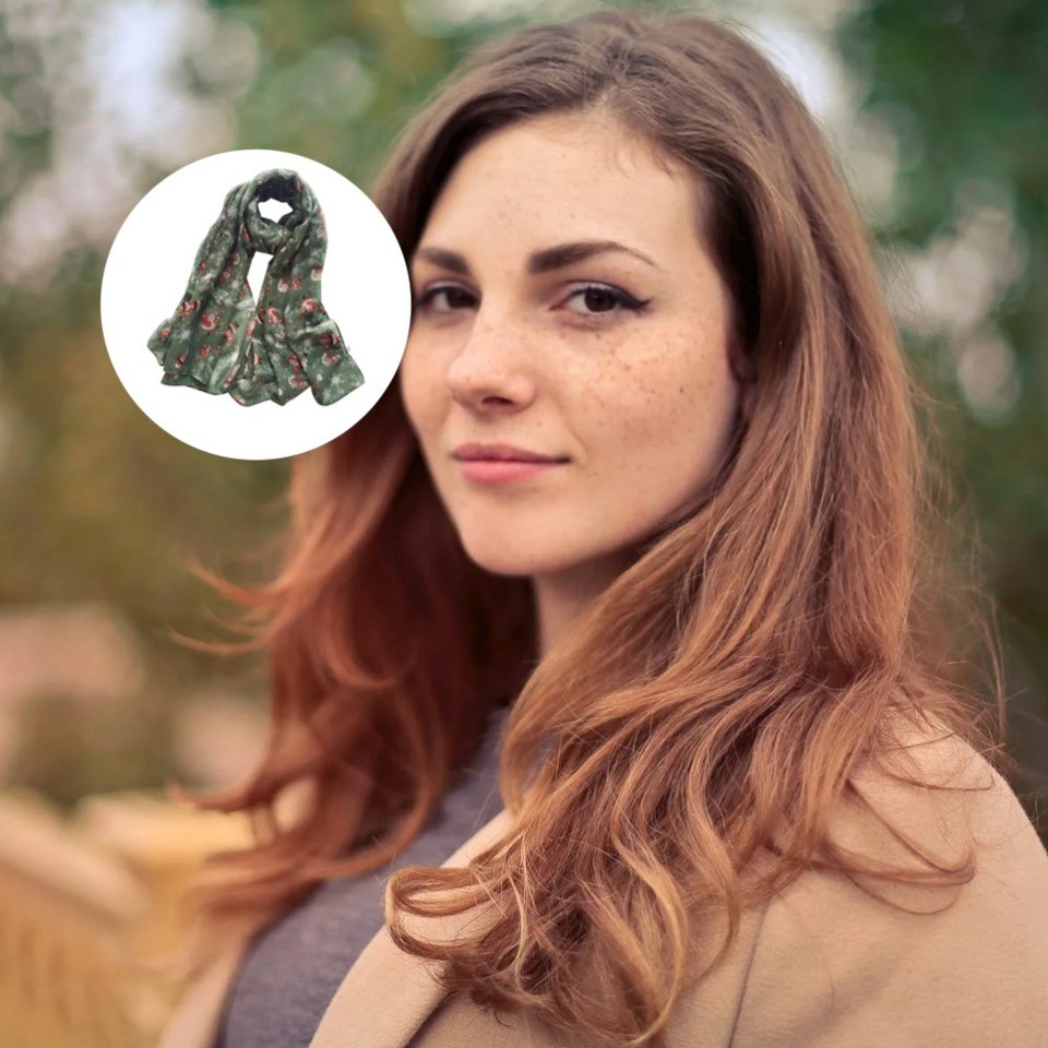 New Year Scarf Holiday for Women Christmas Tippet Snowman Opera Cape ...