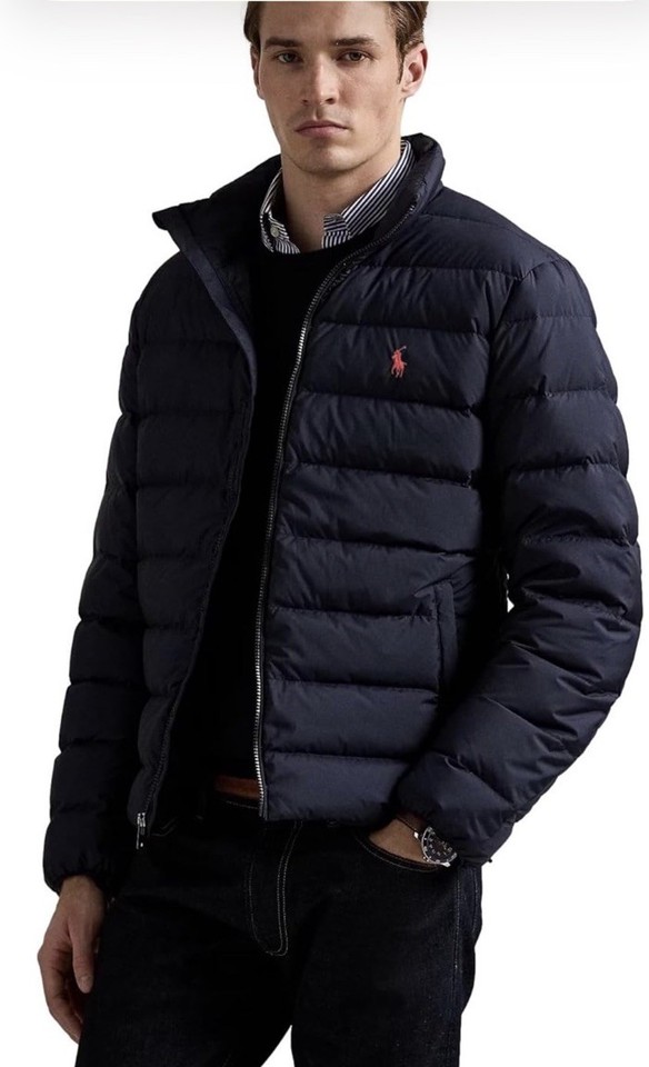 Polo Ralph Lauren The Colden Packable Matte Winter Navy Puffer Jacket ...