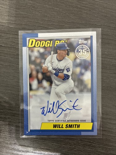 Will Smith Dodgers Topps autograph. Topps Certified Autograph issue ...