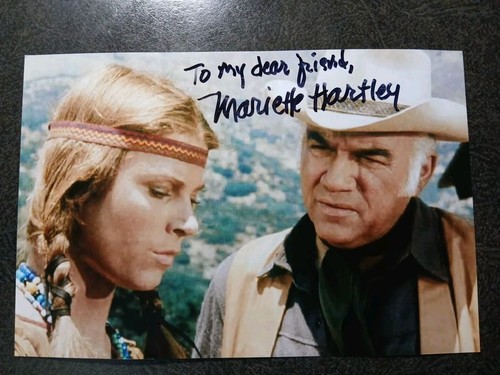 MARIETTE HARTLEY Hand Signed Autograph 4X6 Photo =ACTRESS - Bonanza ...