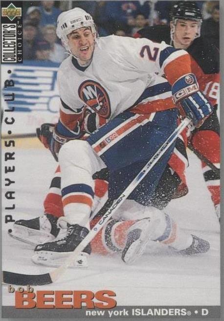 1995-96 Upper Deck Collector's Choice - Bob Beers #107 Player's Club ...