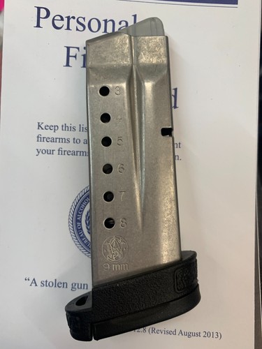 Smith & Wesson M&P Shield 9MM 8 Round Magazine | eBay