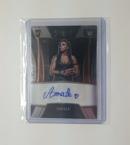 2022 Panini Select WWE - Signature Selections Amale #SN-AML (AU, RC ...
