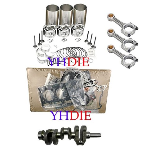 3TN82 Engine Rebuild Kit+Crankshaft+Connecting Rod fit for Yanmar ...