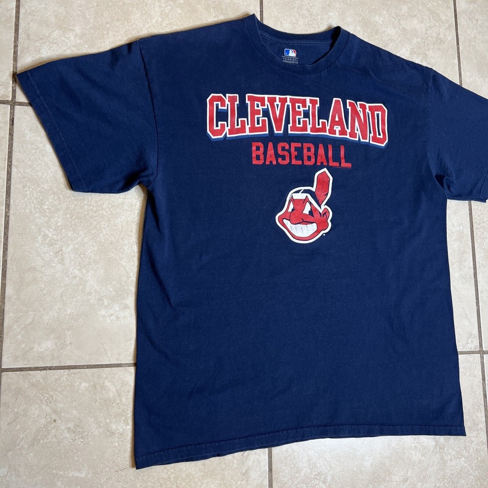 Cleveland INDIANS MLB Genuine Merchandise Men's T-Shirt Size XL | eBay