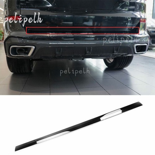 For BMW X5 G05 2019-2020 2021 Black Steel Tail Door Trunk Lid Strip ...