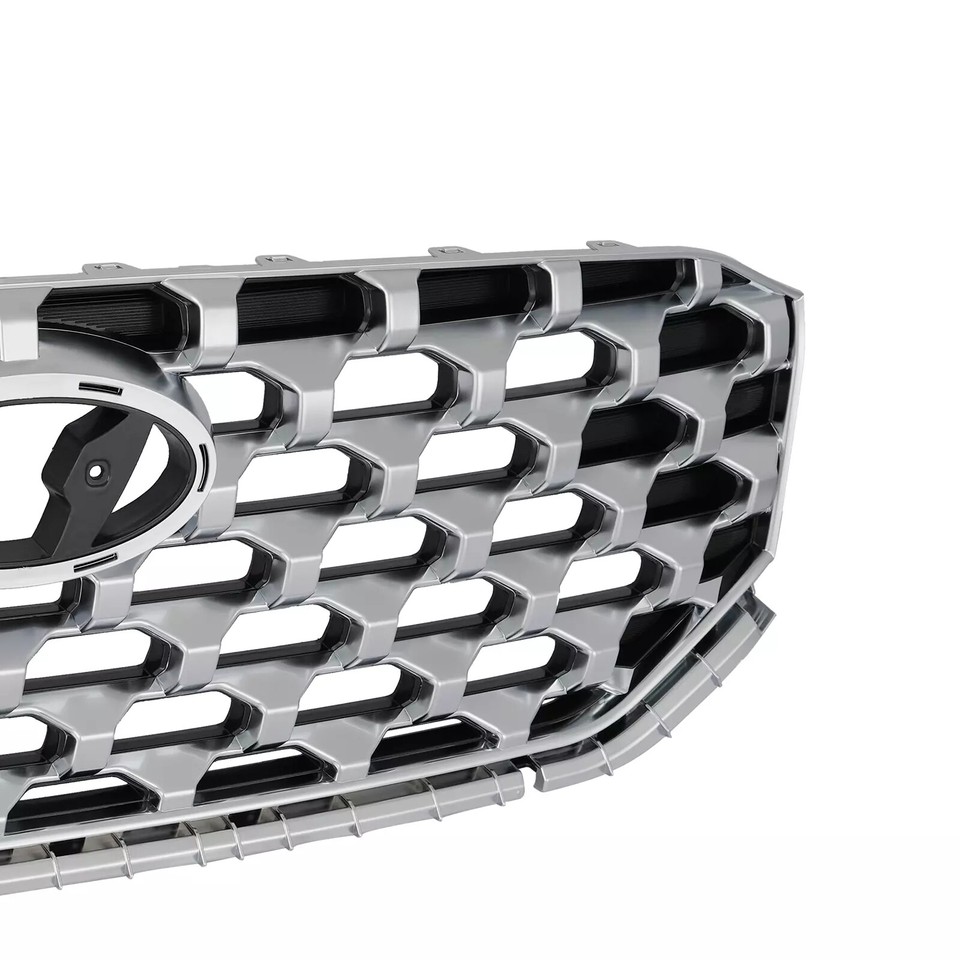 Front Bumper Upper Grille Grill Fit For 2021-2023 Hyundai Santa Fe ...