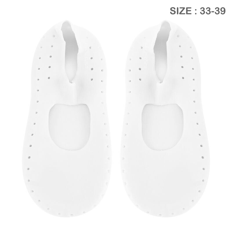 2 Pcs Insole Silicone Gel Sock Feet Pain Relief Crack Moisturize ...