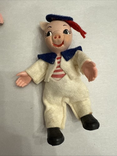 Rare VTG 1950s Mattel Whimsie Jump Jump Dolls Three Little Pigs By ...