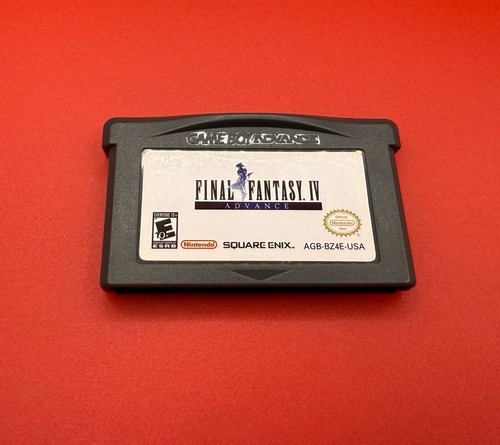 Nintendo GameBoy Advance GBA AUTHENTIC Final Fantasy IV 4 Advance | eBay