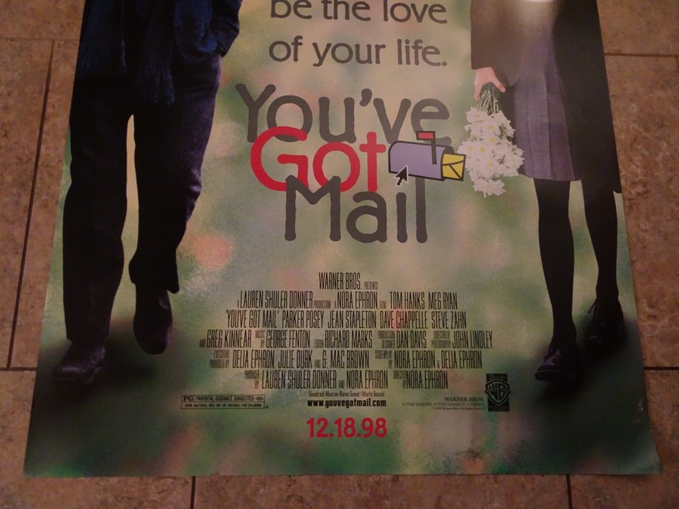 YOU'VE GOT MAIL - MOVIE POSTER WITH TOM HANKS AND MEG RYAN | eBay