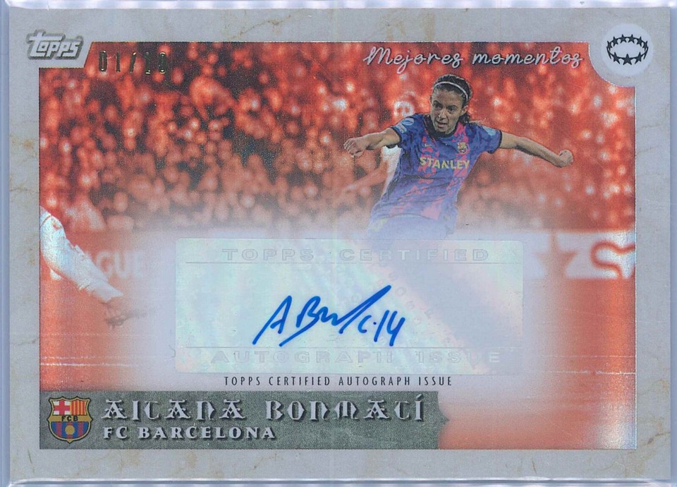 2024 Topps Aitana Bonmati Platinum Curated Aitana Bonmati Mejores Mom ...