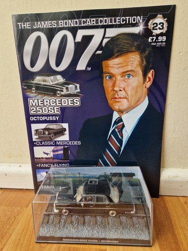 1/43 James Bond 007 Auto Sammlung - Mercedes 250SE Octopussy + Mag #23 | eBay