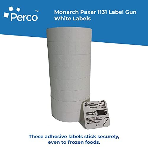 Monarch Paxar 1131 Label Gun White Labels 8 Rolls | eBay