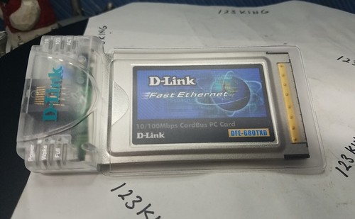D-Link CardBus 10/100 Fast Ethernet LAN PC Card with Integrated Jack ...