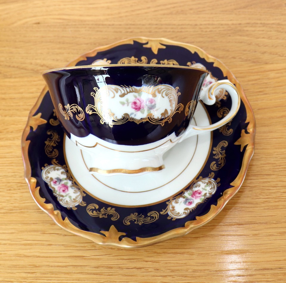 Set Di Tazze Da Caffè Rosen Reichenbach Barocco 2 Pezzi Porcellana ...