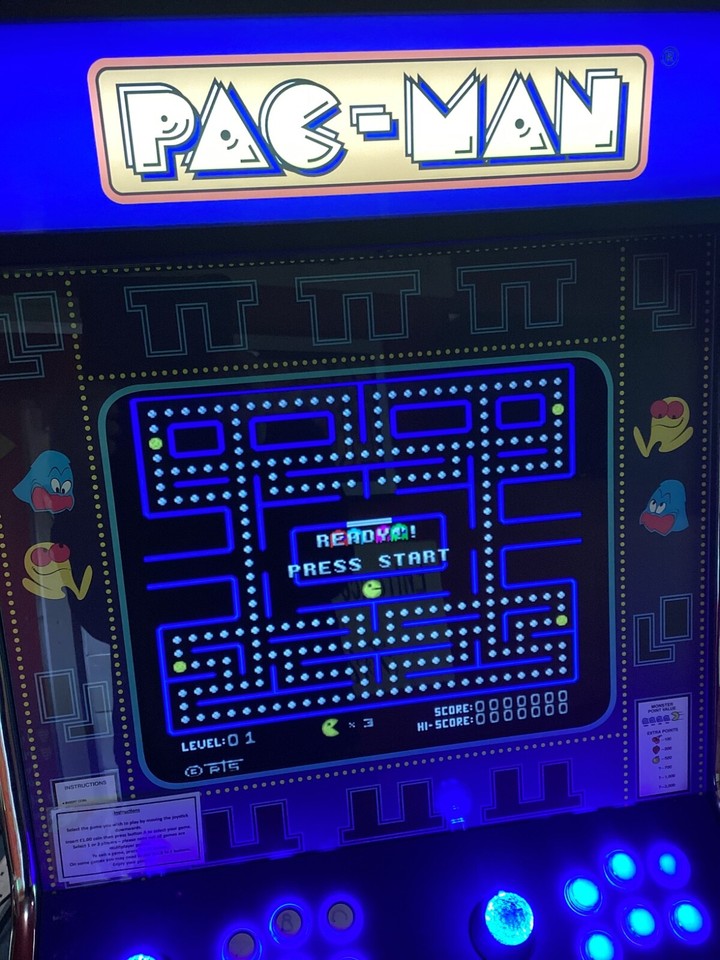coin operated Fully working new £1 coin play Pac Man Arcade machine ...