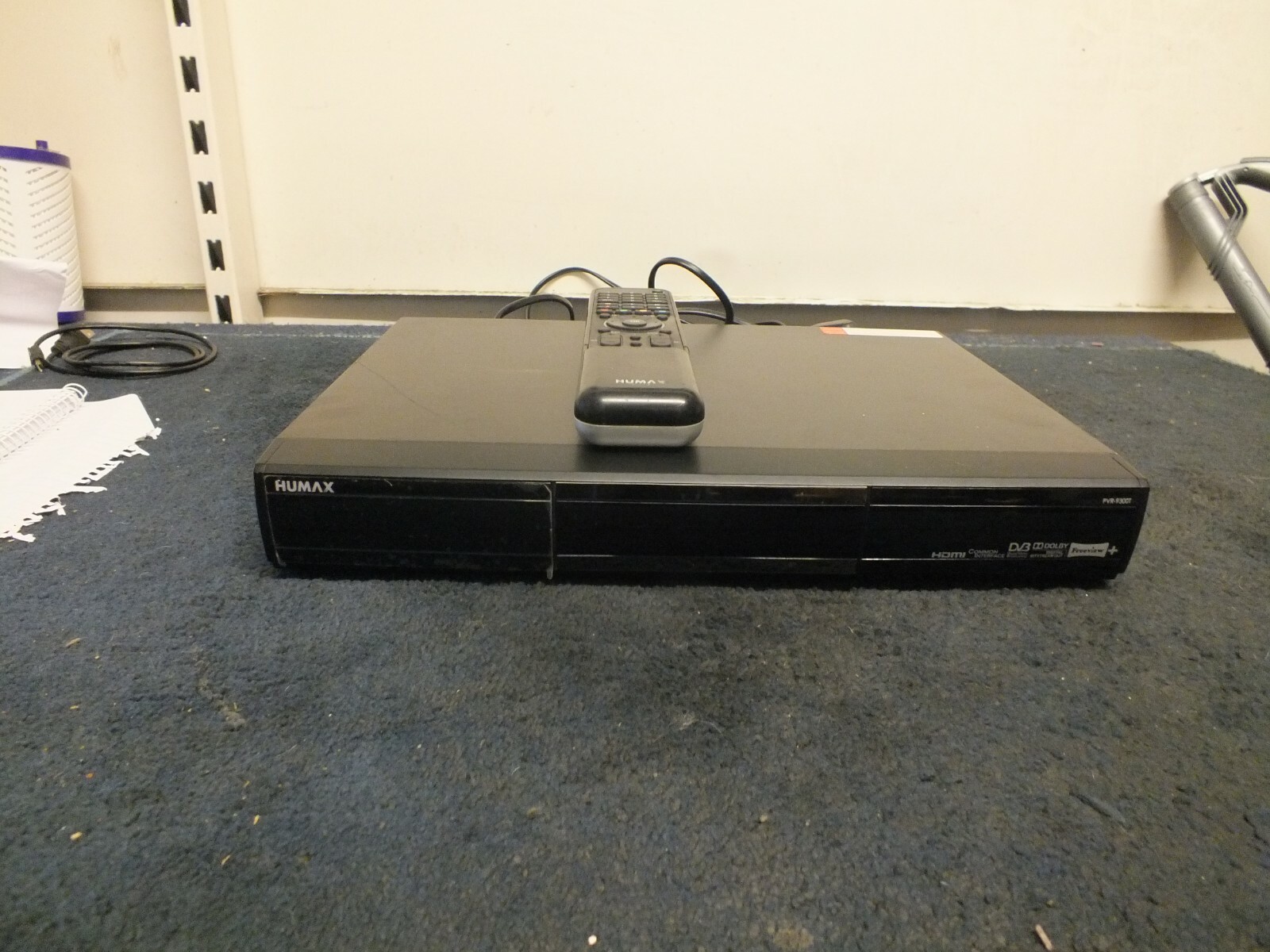 HUMAX PVR-9300T PVR/FREEVIEW SET-TOP BOX WITH REMOTE | eBay UK