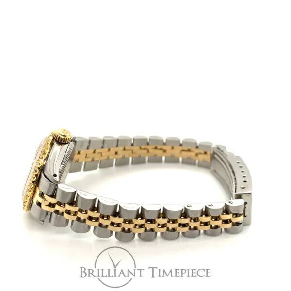 Rolex Datejust 26mm 6917 Champagne Diamond Dial Two Tone Jubilee 1.00 ...