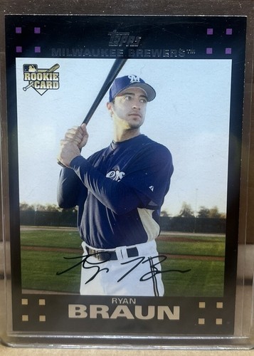 Ryan Braun 2007 Topps Rookie Card #UH 150 | eBay