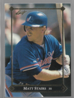 MATT STAIRS 1992 GOLD Leaf Rookie Insert #BC-8. EXPOS | eBay