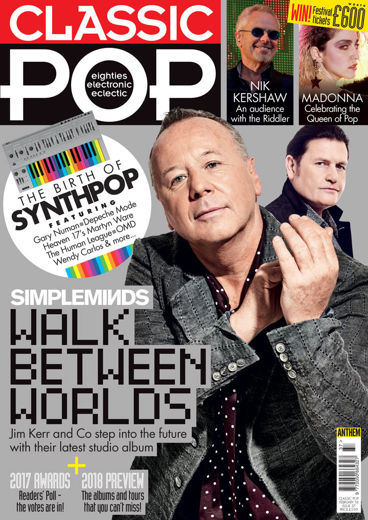 Classic Pop Magazine #37 Simple Minds Jim Kerr Madonna Nik Kershaw Gary ...