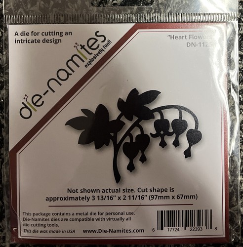NEW Die-namites Metal Die "Heart Flowers" DN-1125 | eBay