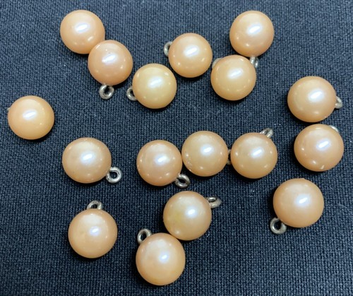 Vintage Pearl Like Wire Loop Buttons. 17 total | eBay