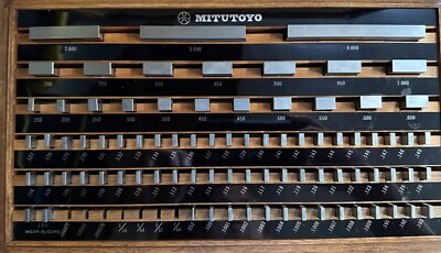 MITUTOYO GAGE BLOCK SET 516-902 BE1-81-2 GRADE 2 | eBay