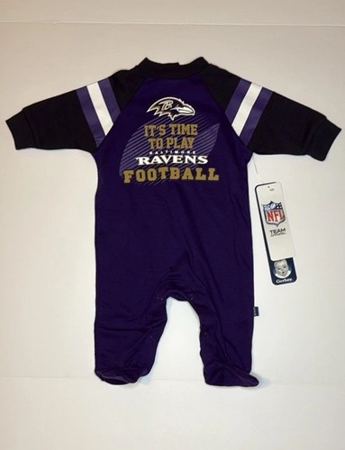Baltimore Ravens Football Gerber Baby Footed Pajamas Onesie Sleep ...