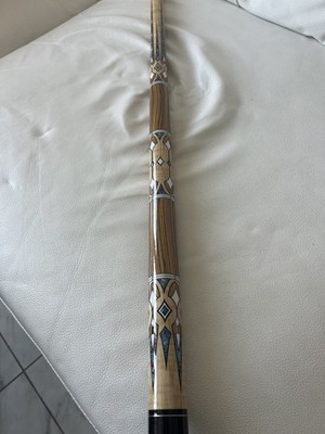 Custom Candain maple Pattern Pool Cue With Leather Crocodile Leather ...