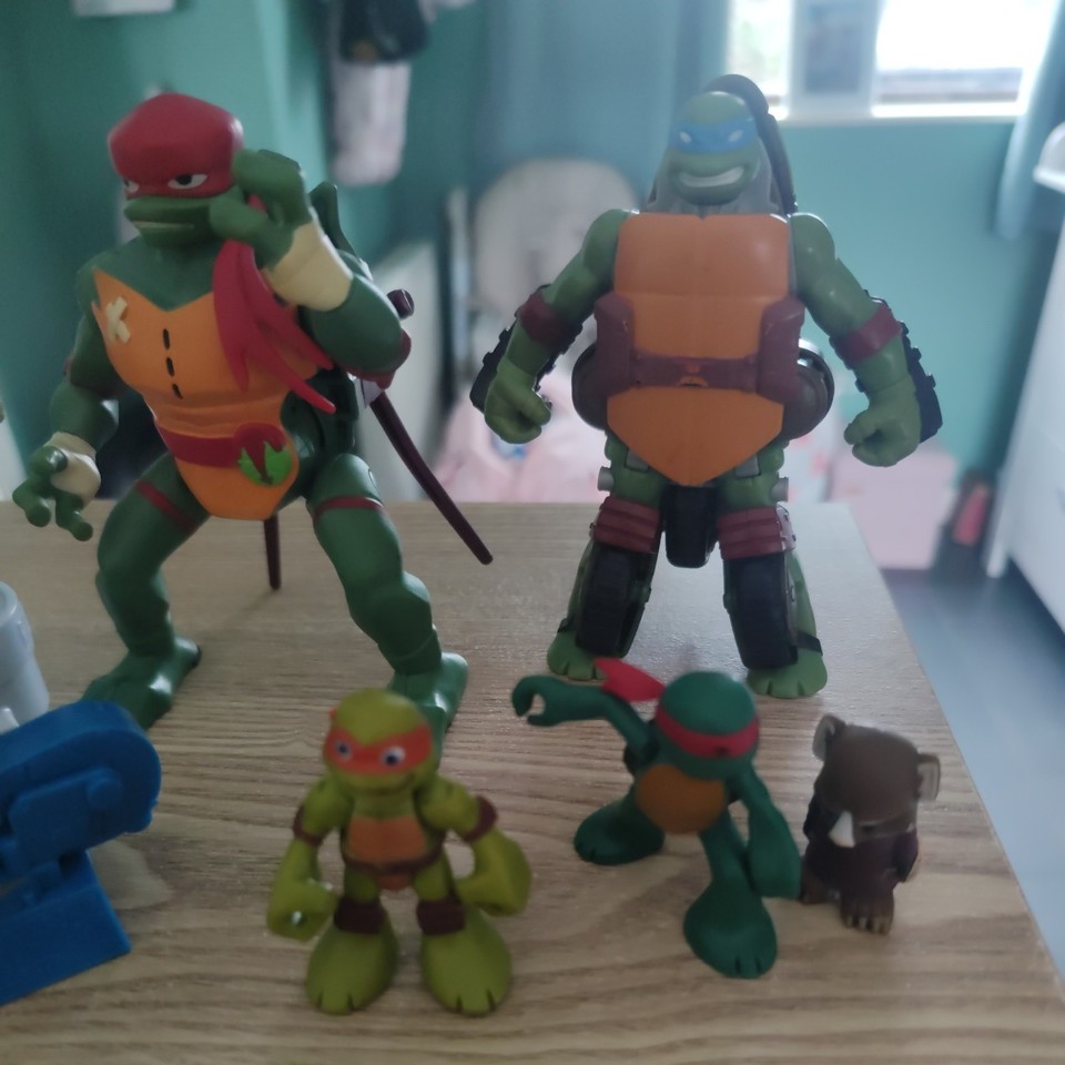 TMNT Teenage Mutant Ninja Turtles Action Figures Bundle Joblot Toys ...