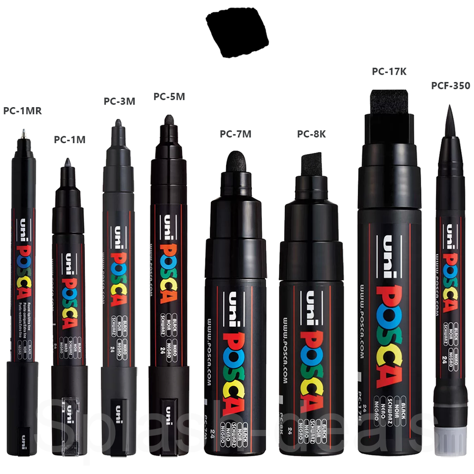 Uni Posca Paint Marker Art Pens - Waterproof Paint Pens - All Sizes ...