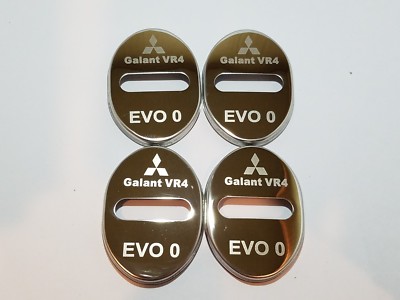 91-92 Galant VR4. EVO 0 Logo E39A Door Striker Covers. Polished Finish ...
