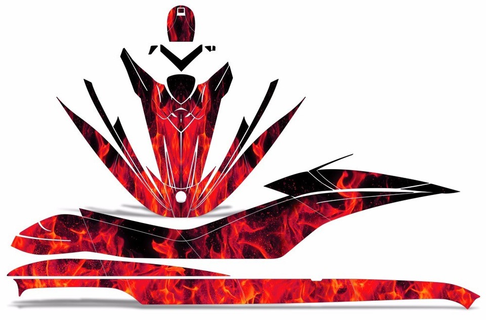 Decal Graphic Kit SeaDoo Jet Ski Wrap Bombardier Parts Sea-Doo GTI 06 ...