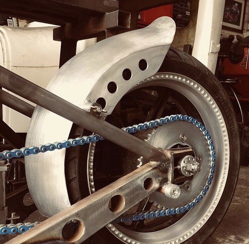 Aluminium Duck Tail Fender. Chop Chopper Bobber Streetbike Hardtail ...