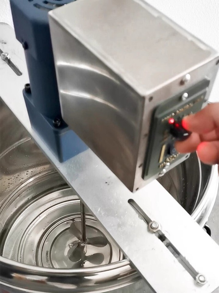 Industrial Tank Portable Mixer with Stainless Steel Blade 40L Wax ...