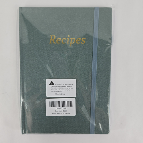 Green Blank Recipe Book with Tabs Write Your Own New | eBay