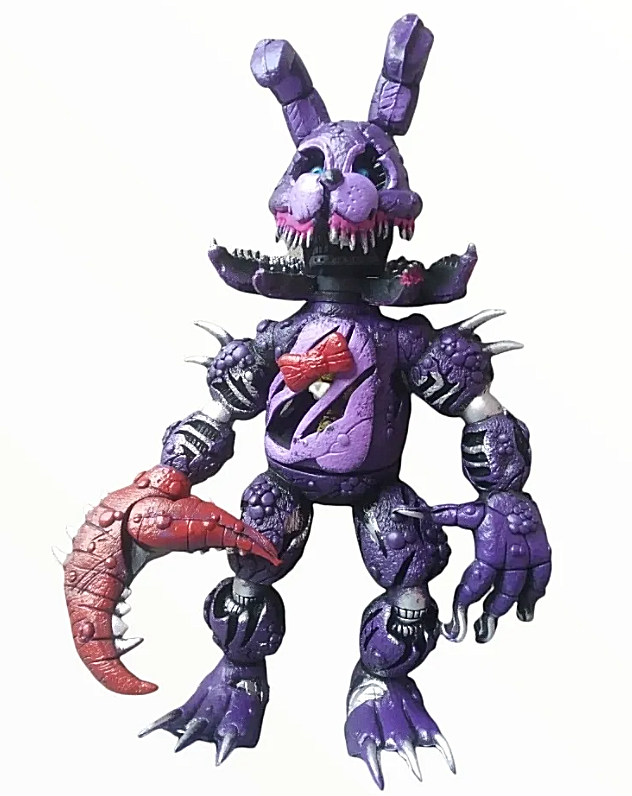 FNAF JUMBO ANIMATRONIC TWISTED BONNIE action figure 9" Five Nights at ...