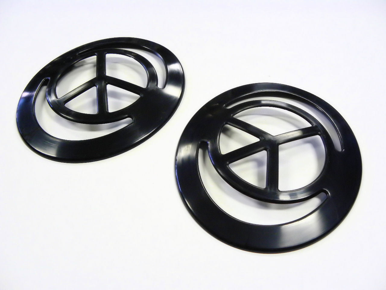 x2 VMS RACING PEACE SIGN TAIL LIGHT COVERS FOR 98-05 VOLKSWAGEN BEETLE ...