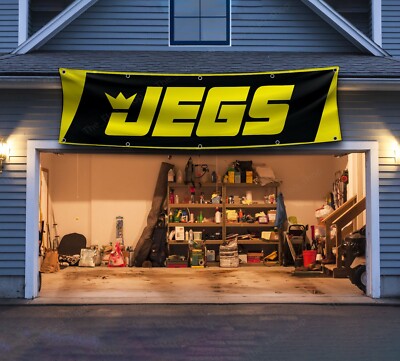 For Jegs Flag Banner 2x8 ft JEG'S Racing Drag Car Man Cave Flag Wall ...