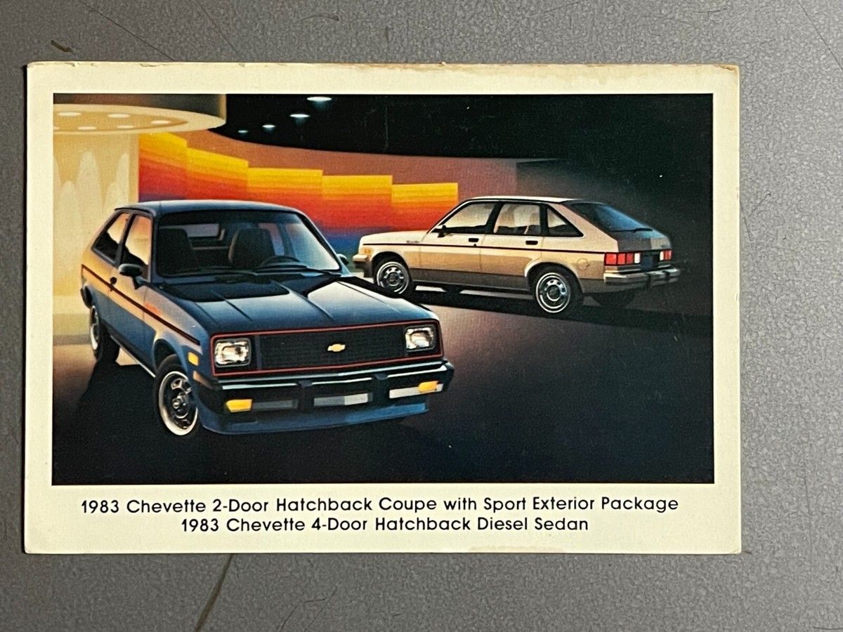 Black Chevy Chevette Chevrolet Chevette 2 Door 1980 3D Modell In Alte