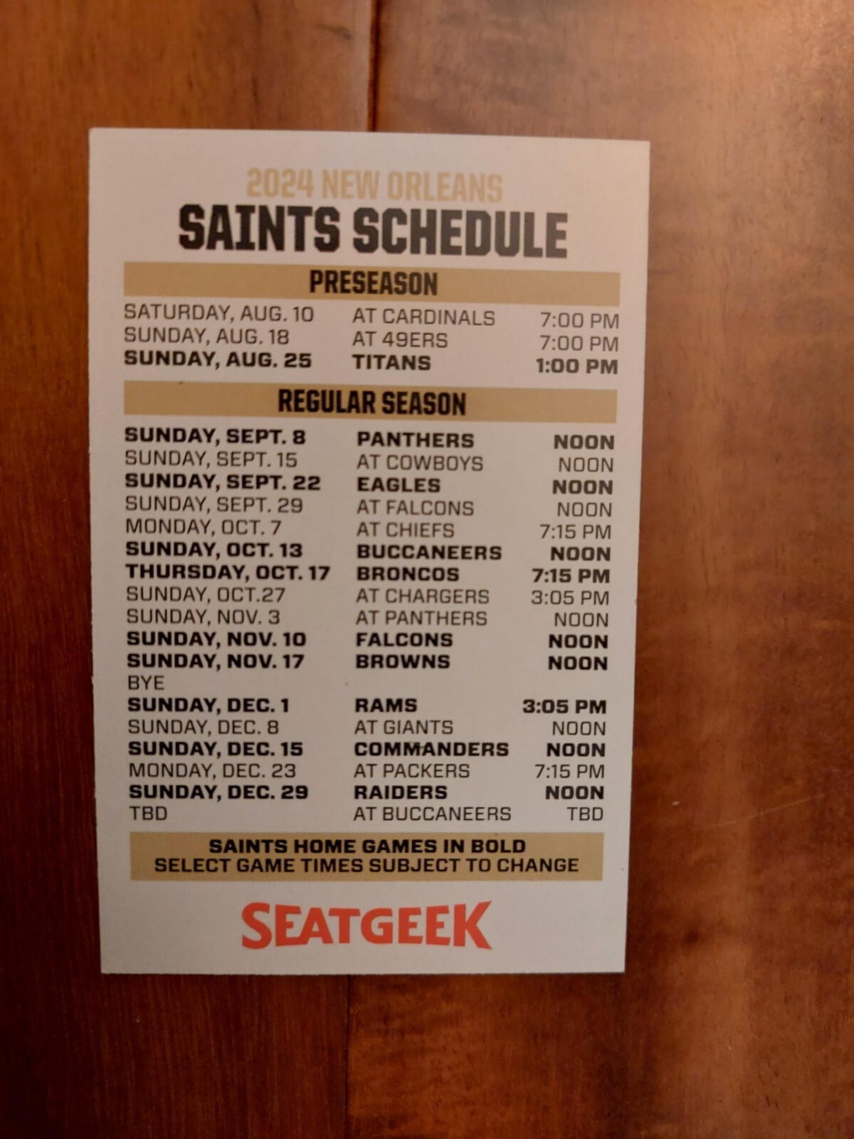 5 Drew Brees Gameday Towel Cards Fathead Pennant New Orleans Saints ...