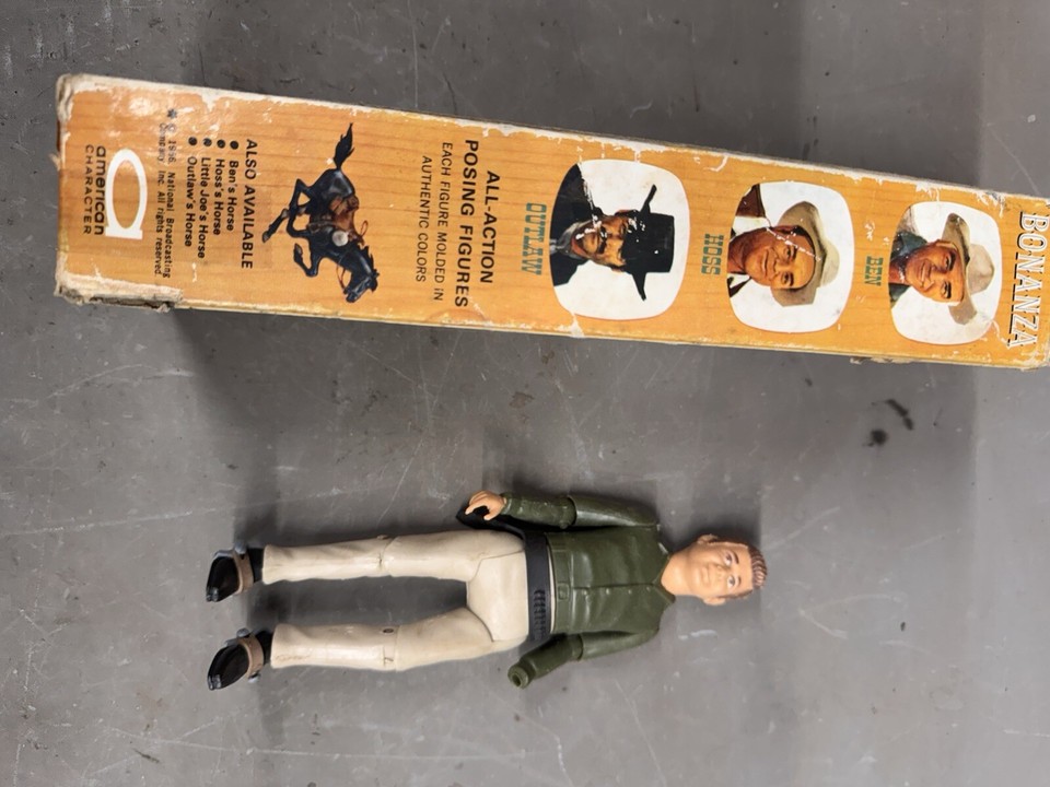 Bonanza Little Joe Cartwright Movable Cowboy Action Figure TV Show Box ...