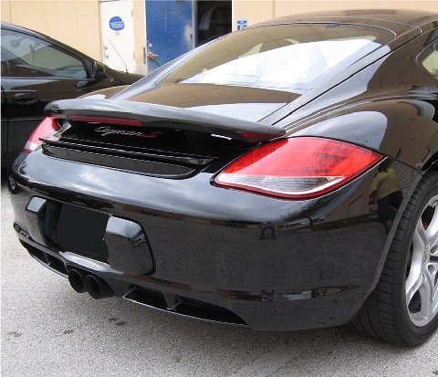 Porsche Boxster 987 Boxster Cayman Carbon Fiber GTO wing rear spoiler ...