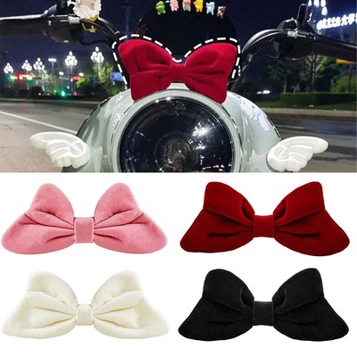 Motorcycle Helmet Bow Decoration Electric Bike Helmet Bows Accessories ...
