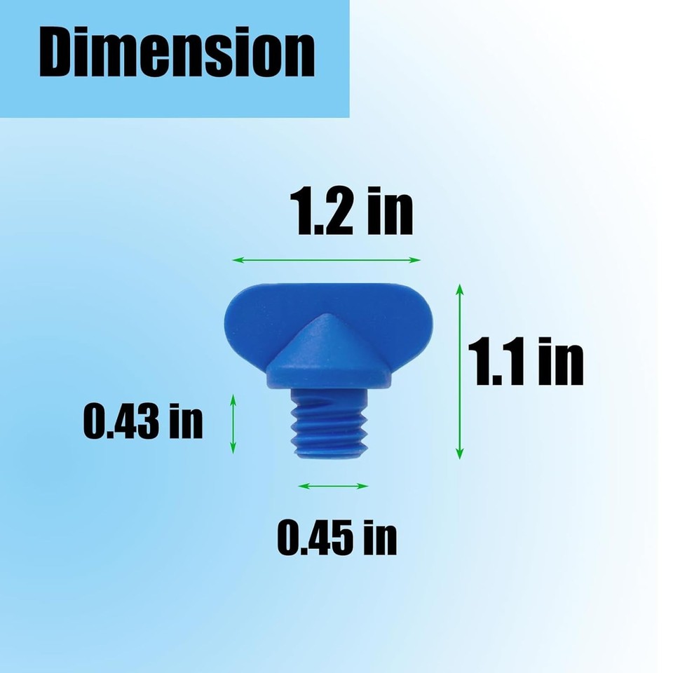 Manifold Engine Water Plug, Drain Plug Kit Replacement for Mercruiser ...